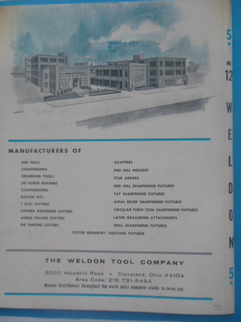 Weldon Tools Catalog No. 12 (1978)