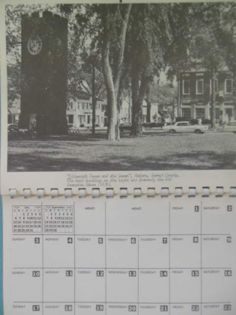 Western Reserve Landmark Calendar 1969 Ohio photos, calendar unused