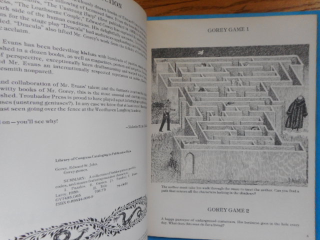 Gorey Games Based on the Work of Edward Gorey