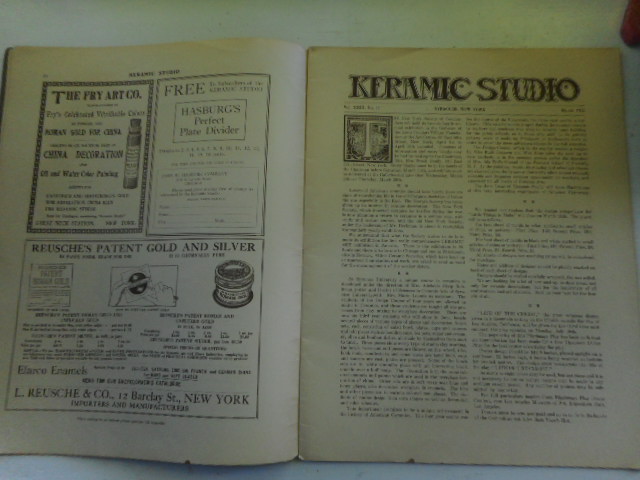 Keramic Studio, Keep the Fire Alive; Monthly Magazine for the Potter ...
