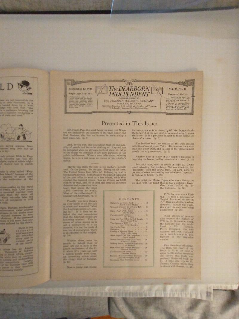 THE DEARBORN INDEPENDENT SEPT. 12 1925